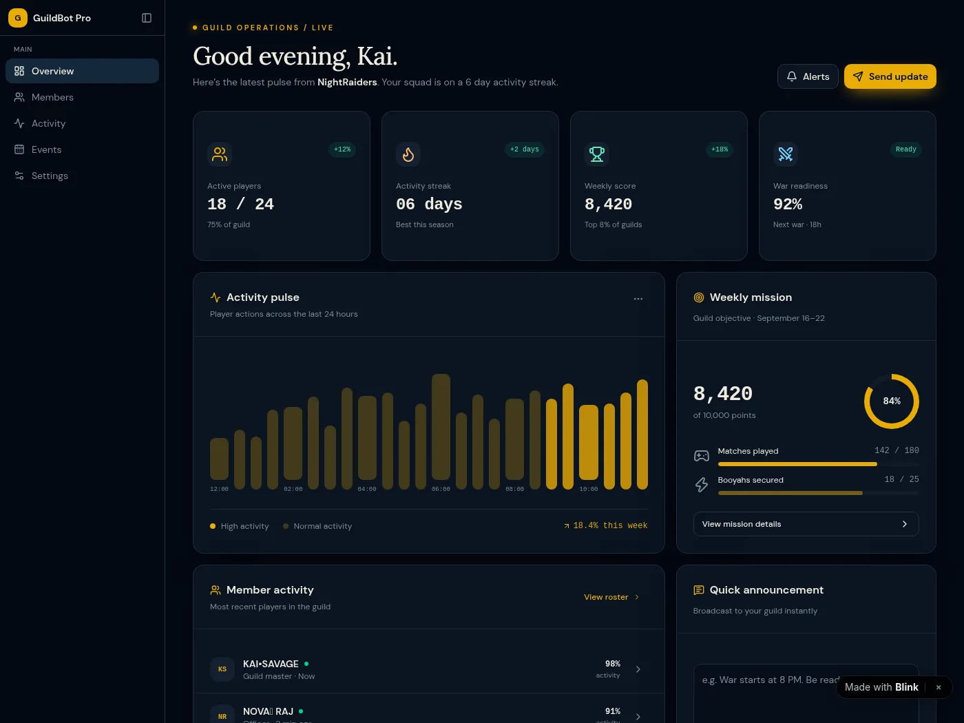 GuildBot Pro
