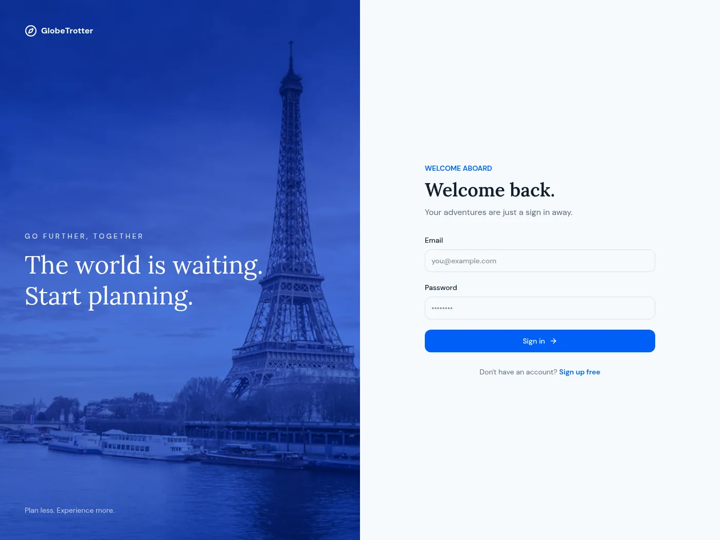 GlobeTrotter Travel Planner