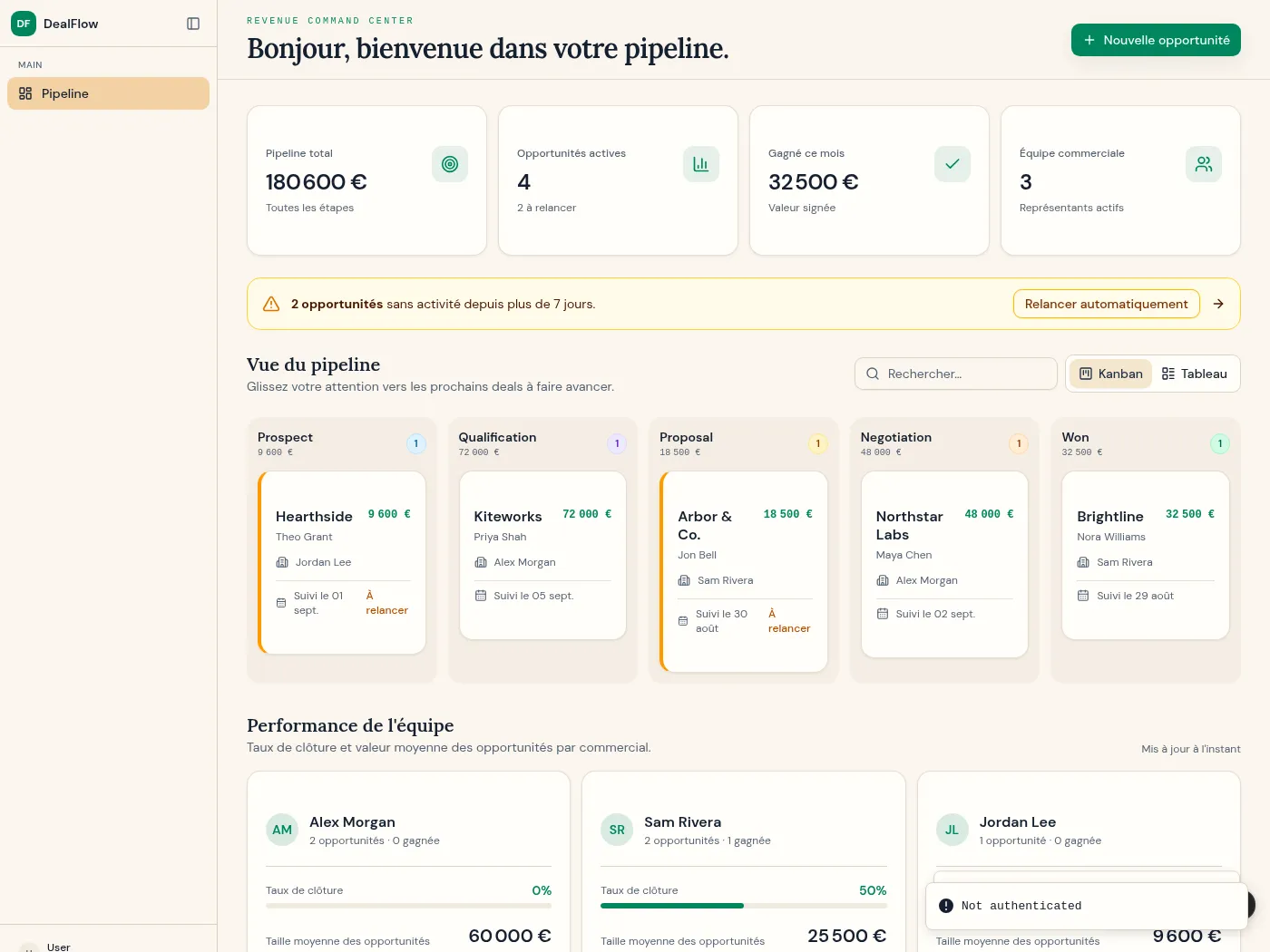 DealFlow CRM