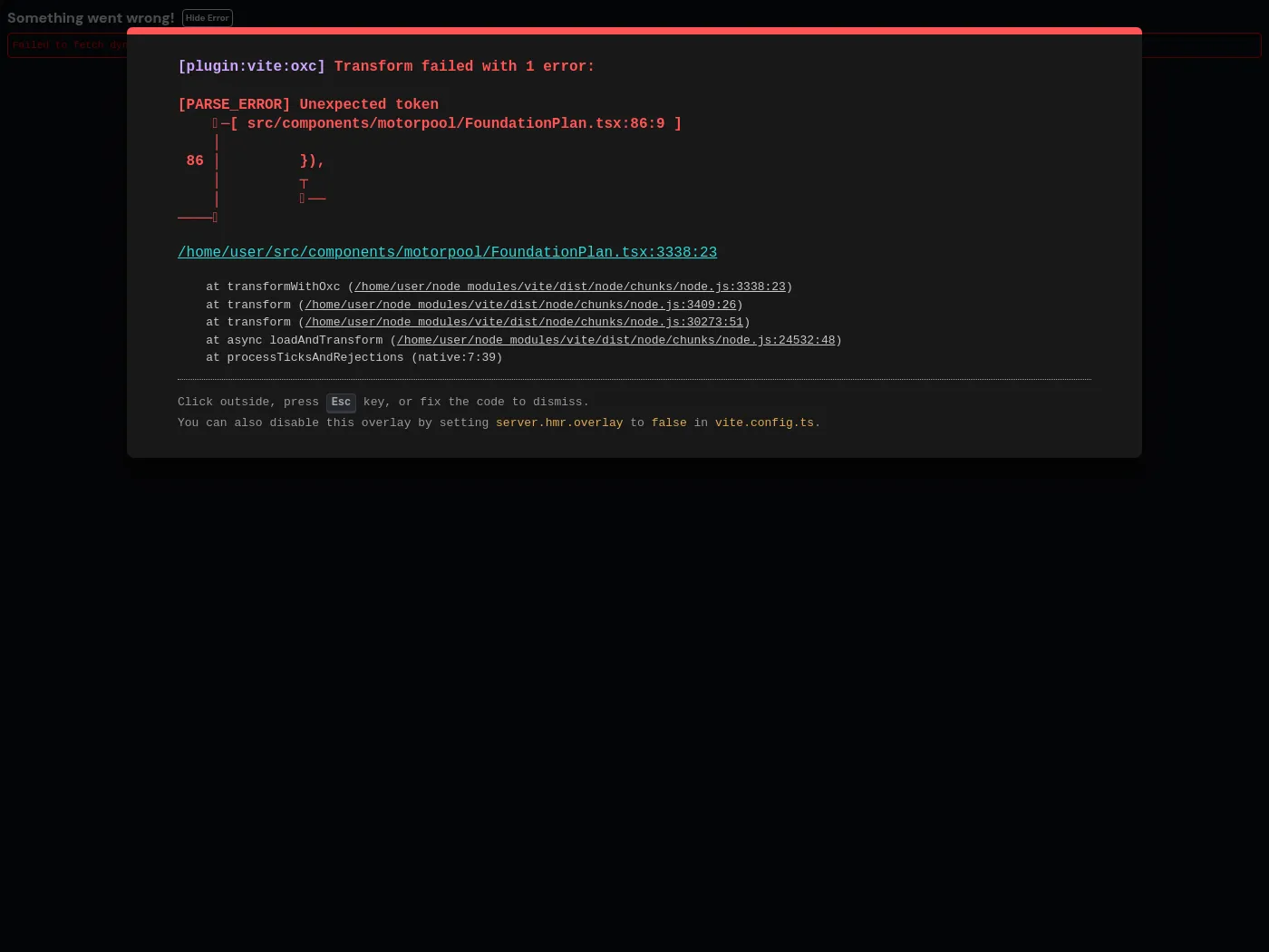 Motorpool Structure Planner