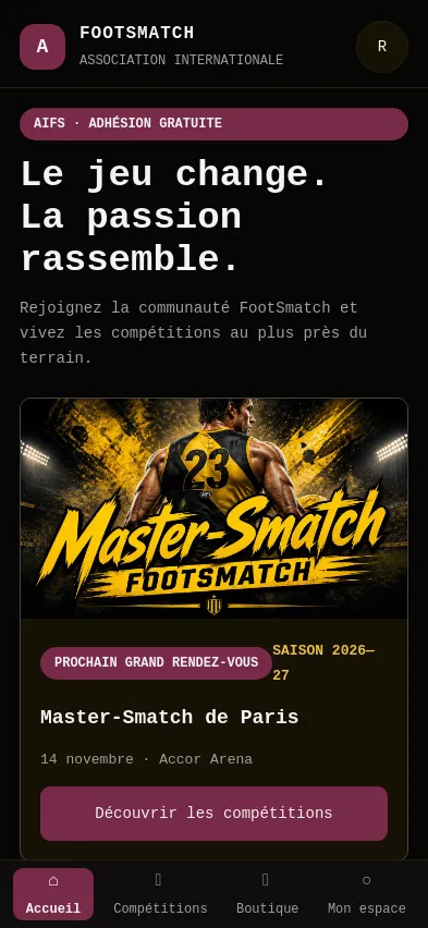 FootSmatch Club App