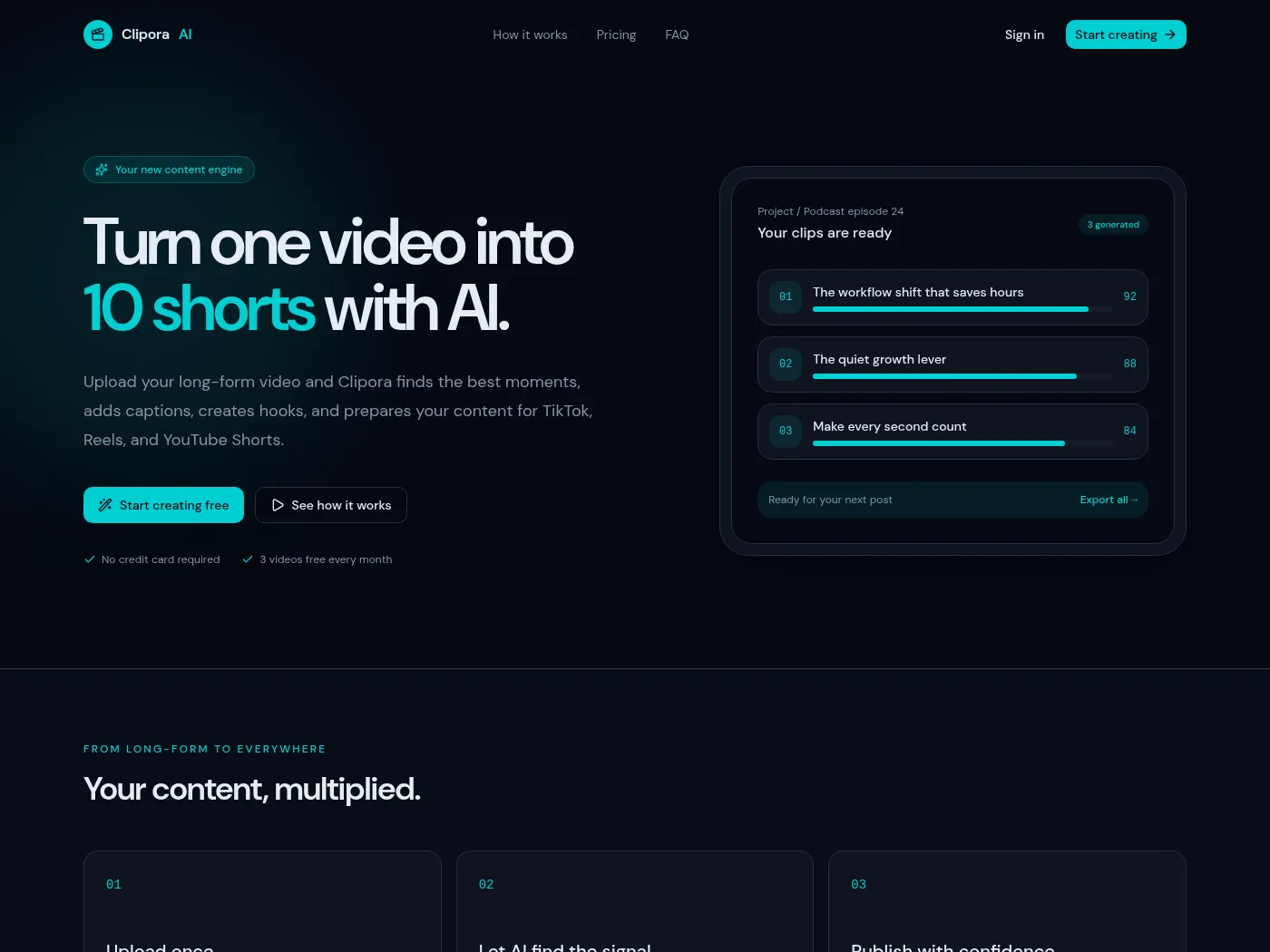 ClipForge AI Studio