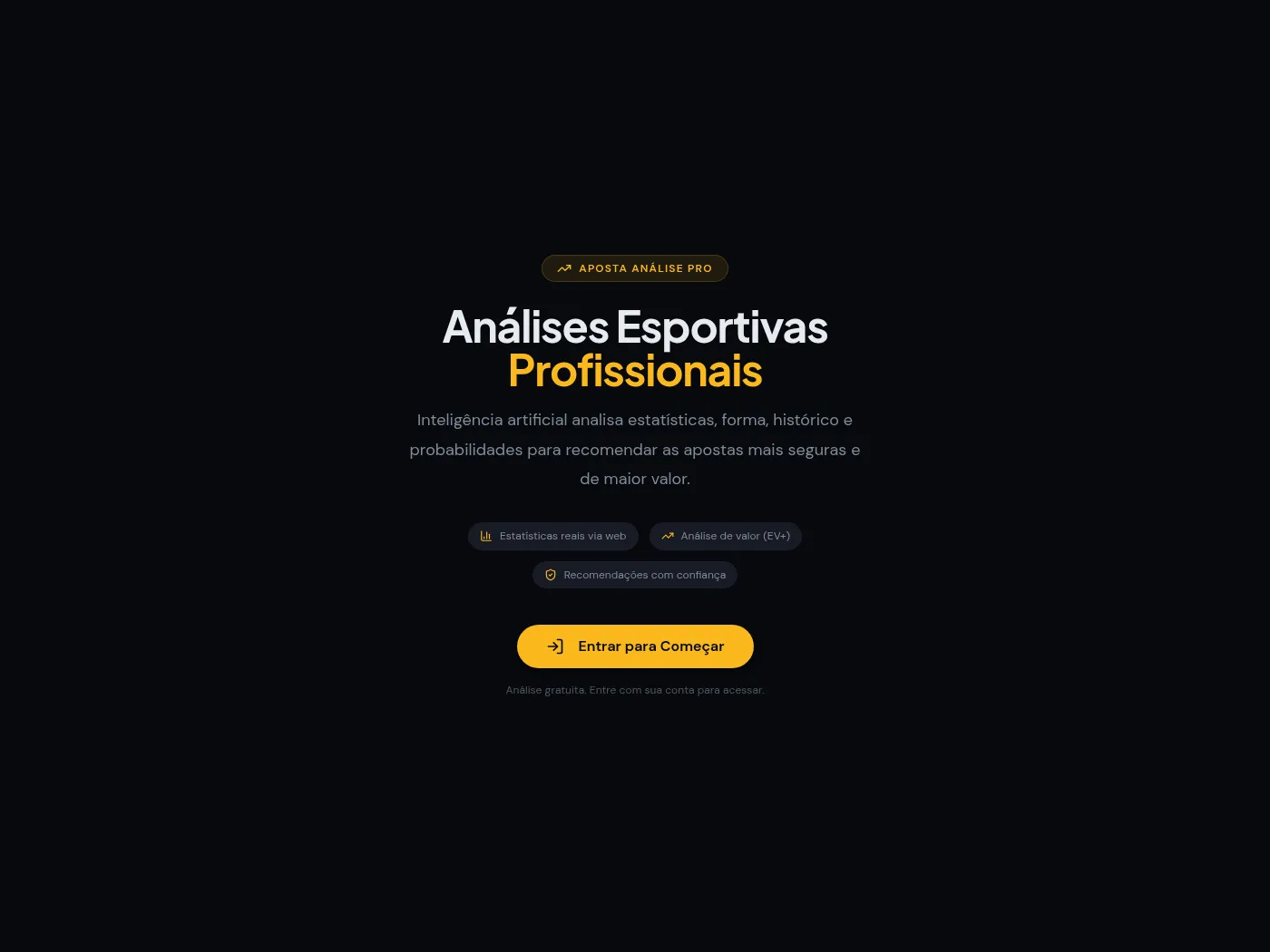 Aposta Análise Pro