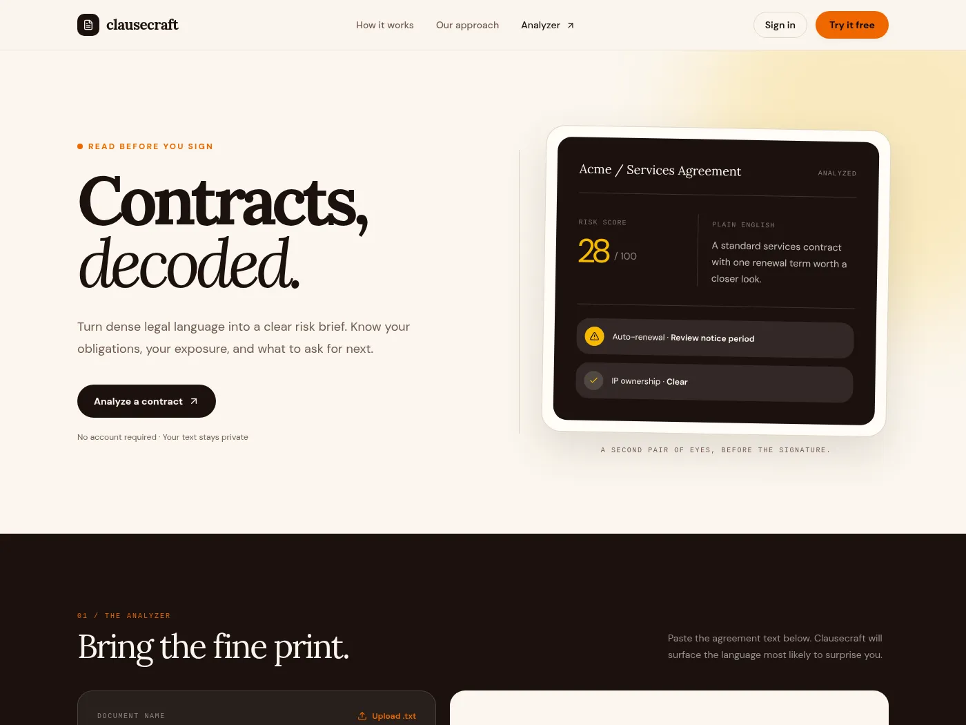 AI Contract Analyzer
