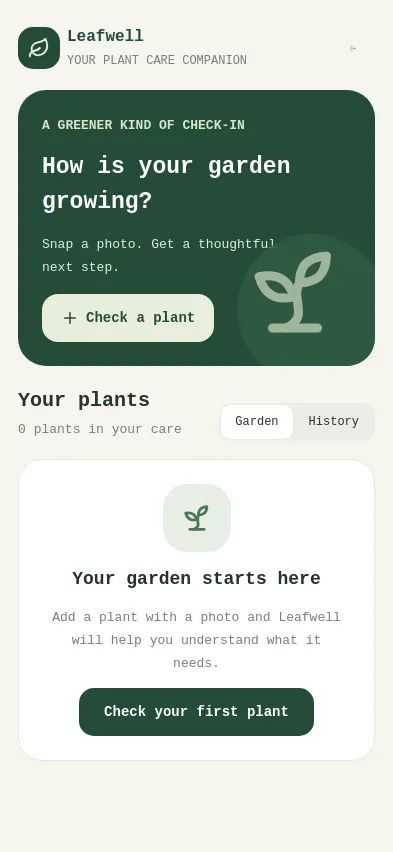Plant Health AI Tracker