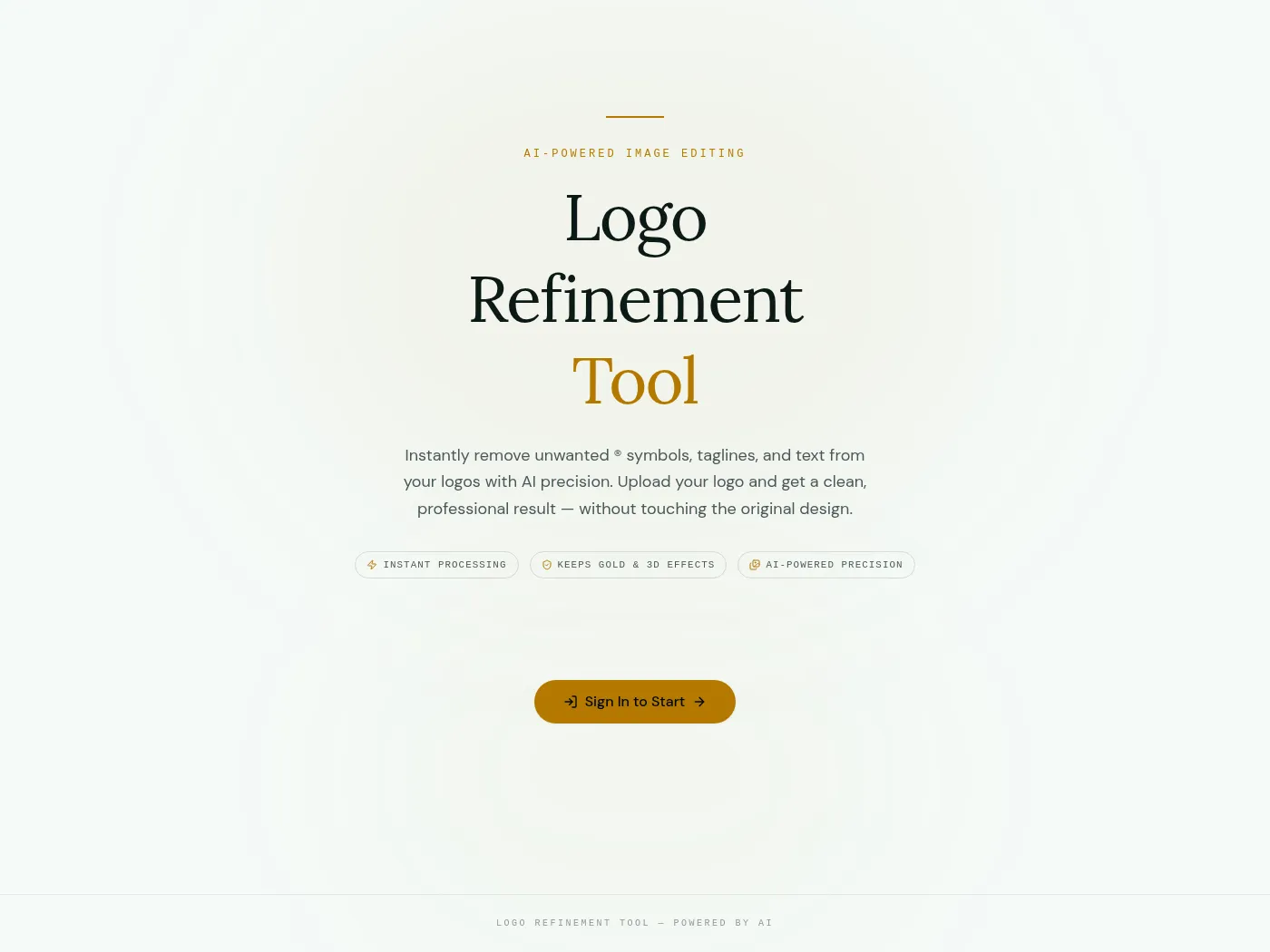 Logo Refinement Tool