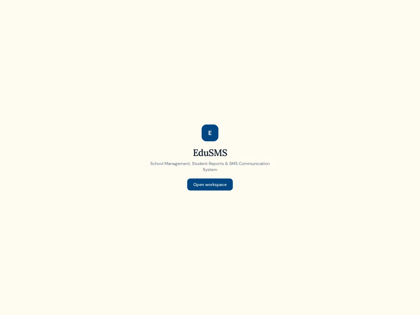 EduSMS Manager