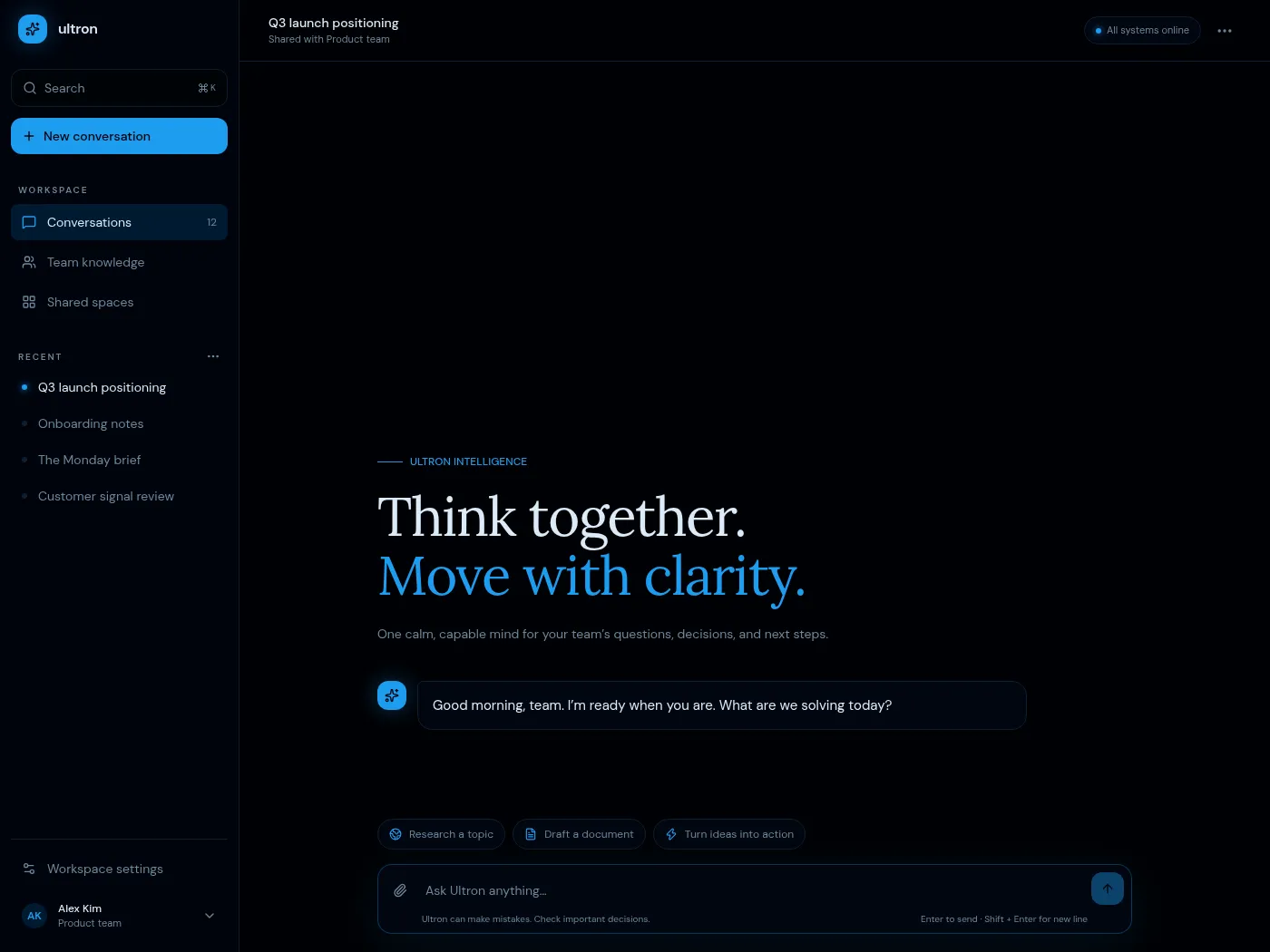 Ultron AI Assistant