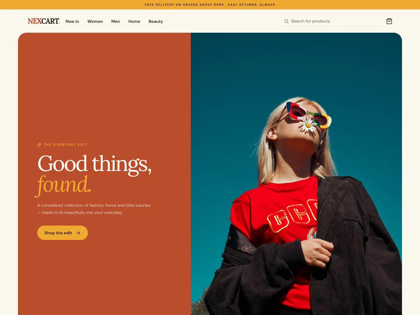 NexCart Shopping Portal