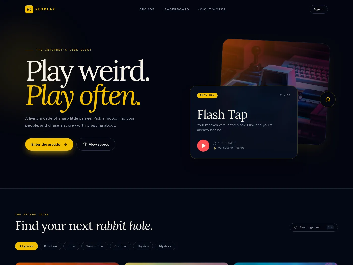 NEXPLAY Multiplayer Arcade