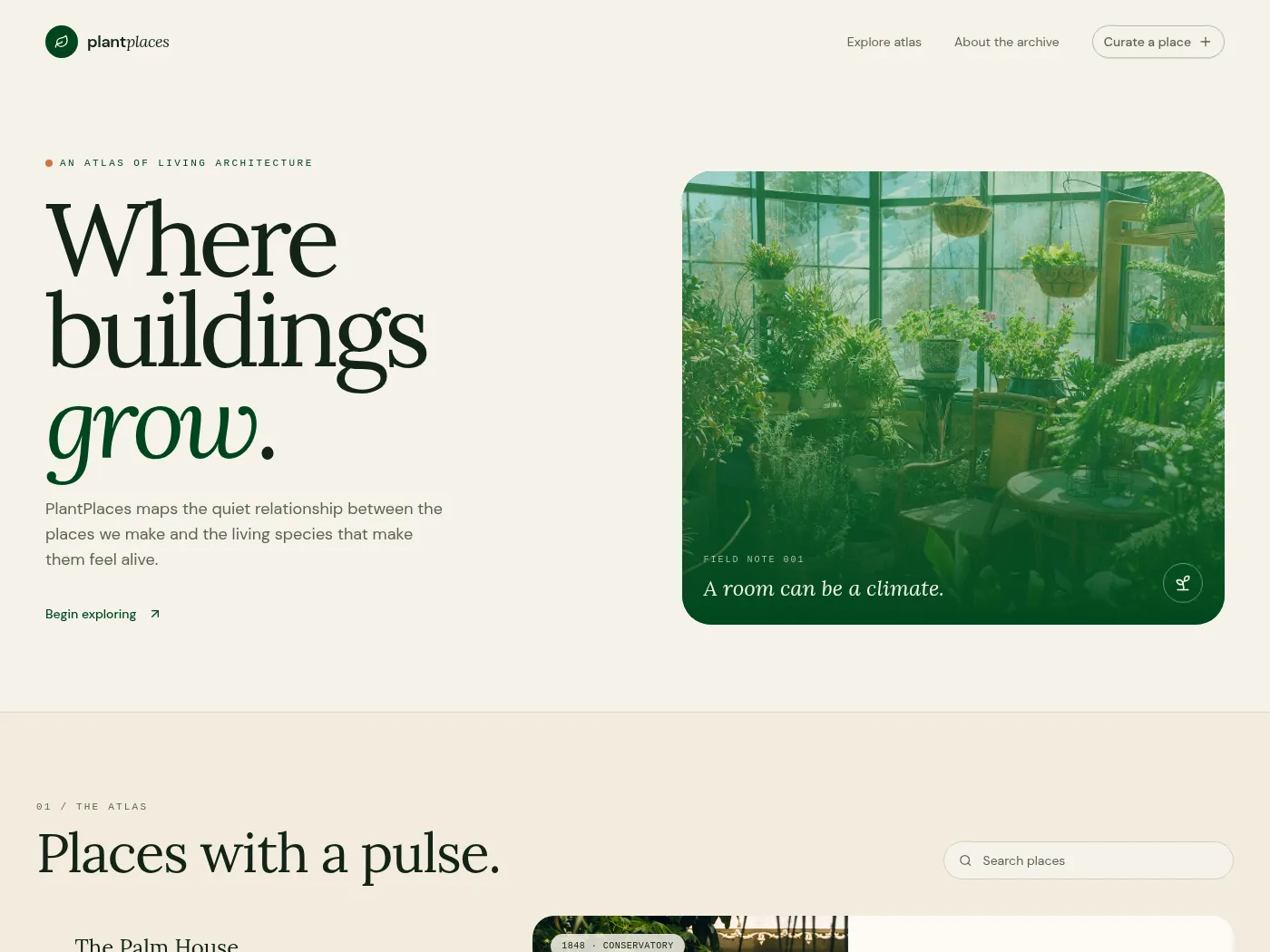 PlantPlaces Web