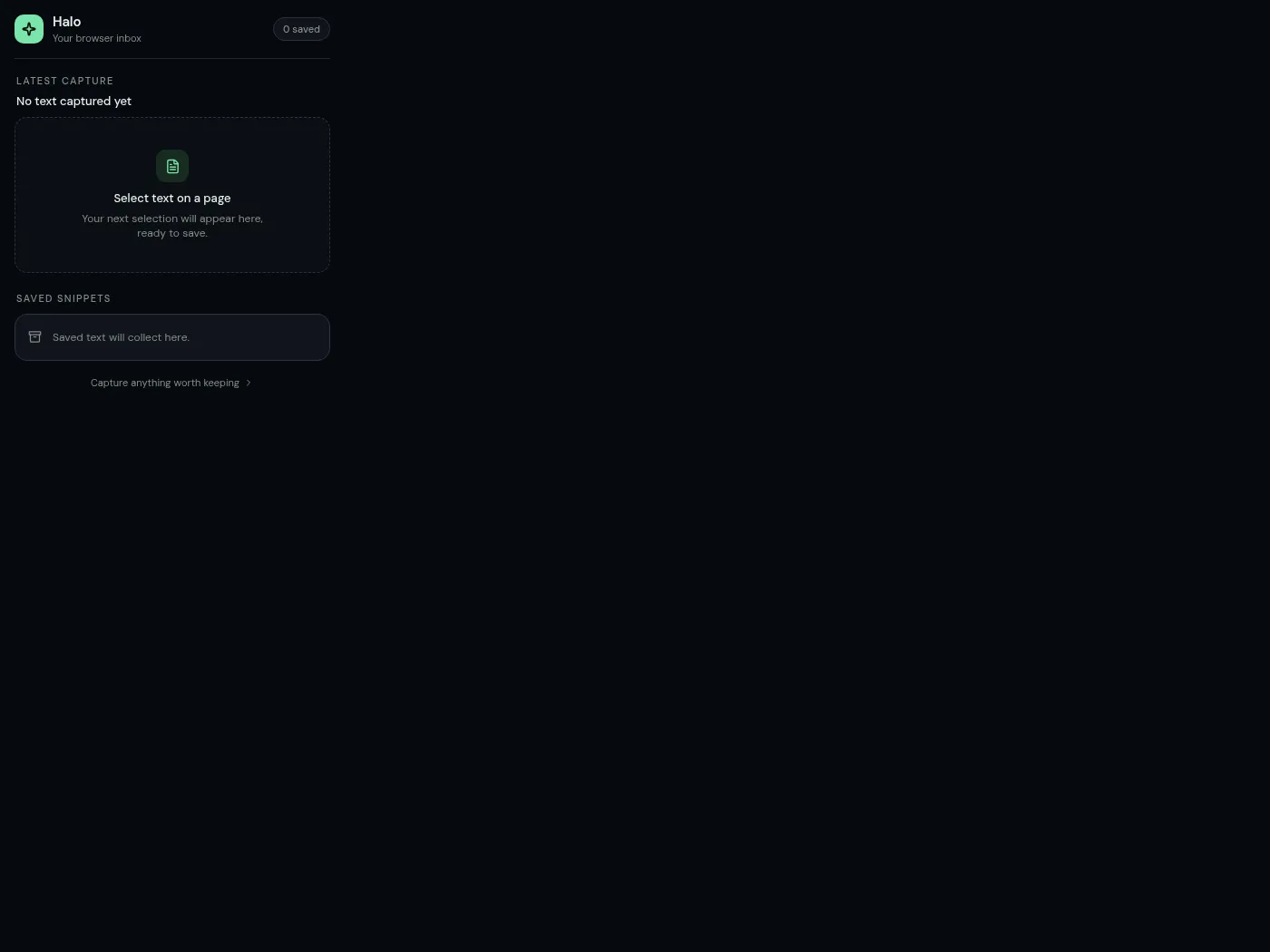 Halo Helper Extension