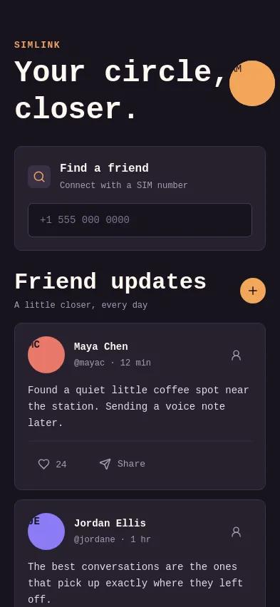 SimLink Messenger