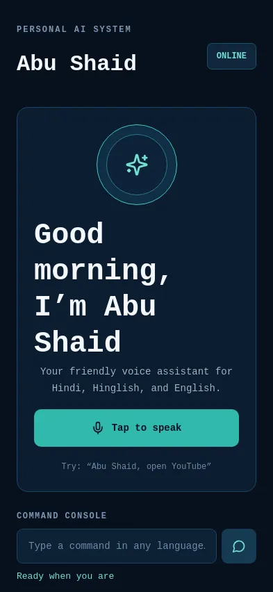 Abu Shaid AI Assistant