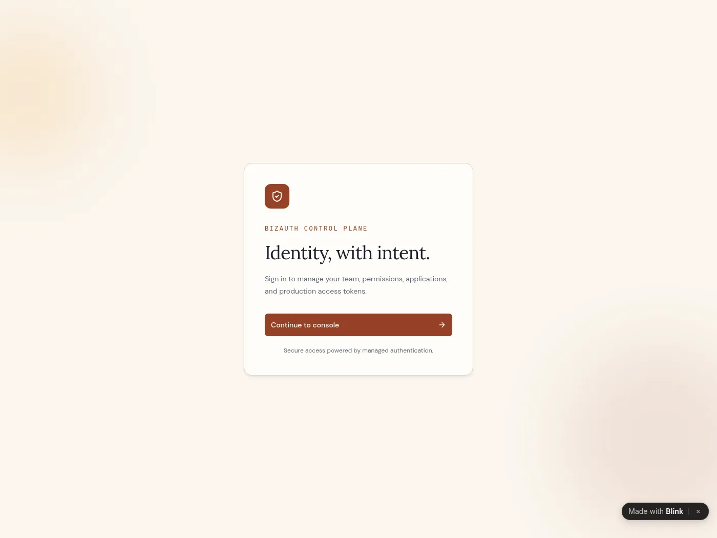 BizAuth Admin Suite