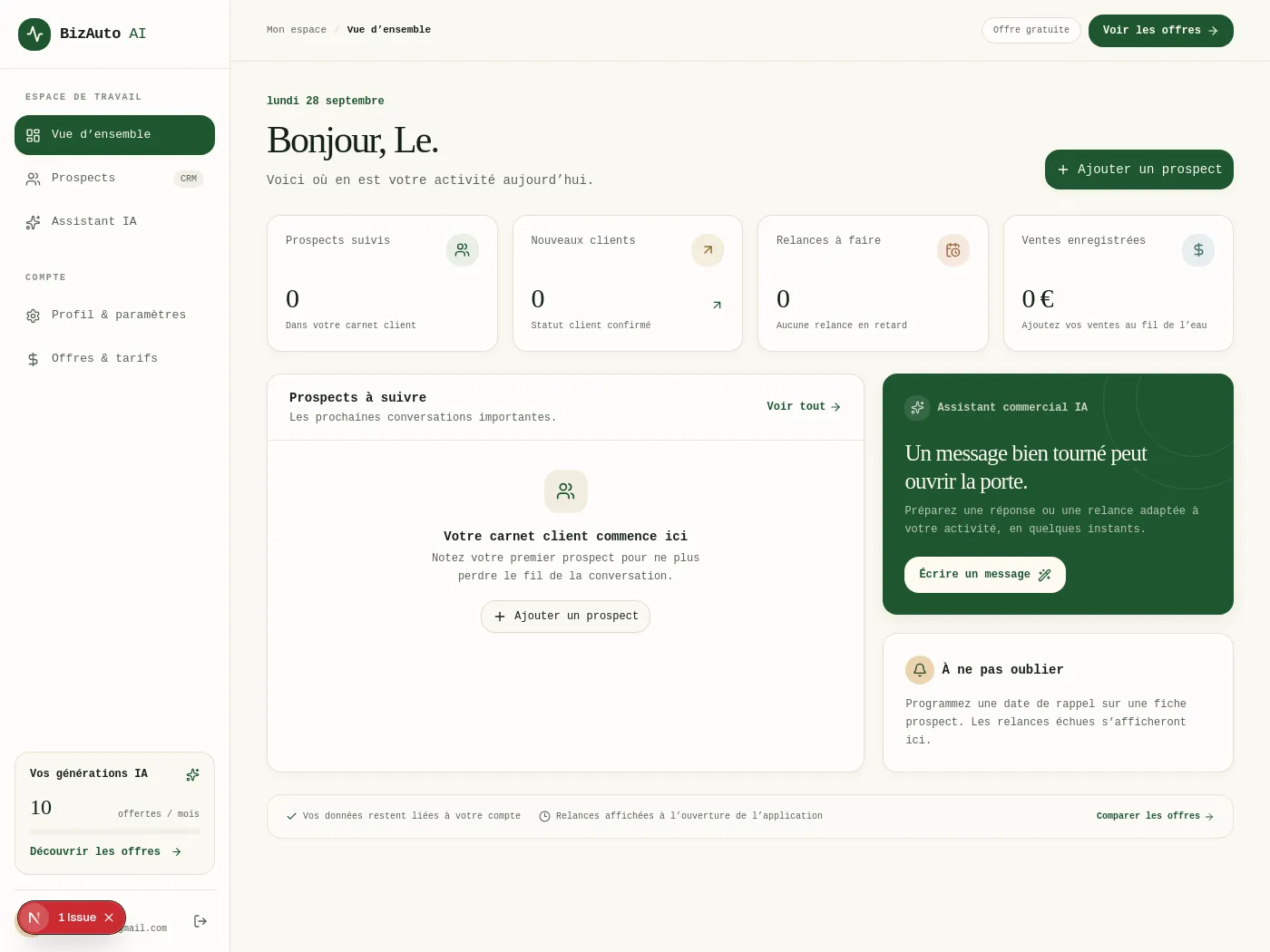 BizAuto AI SaaS Suite
