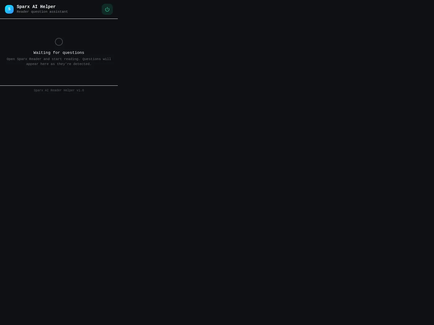 Sparx AI Reader Helper