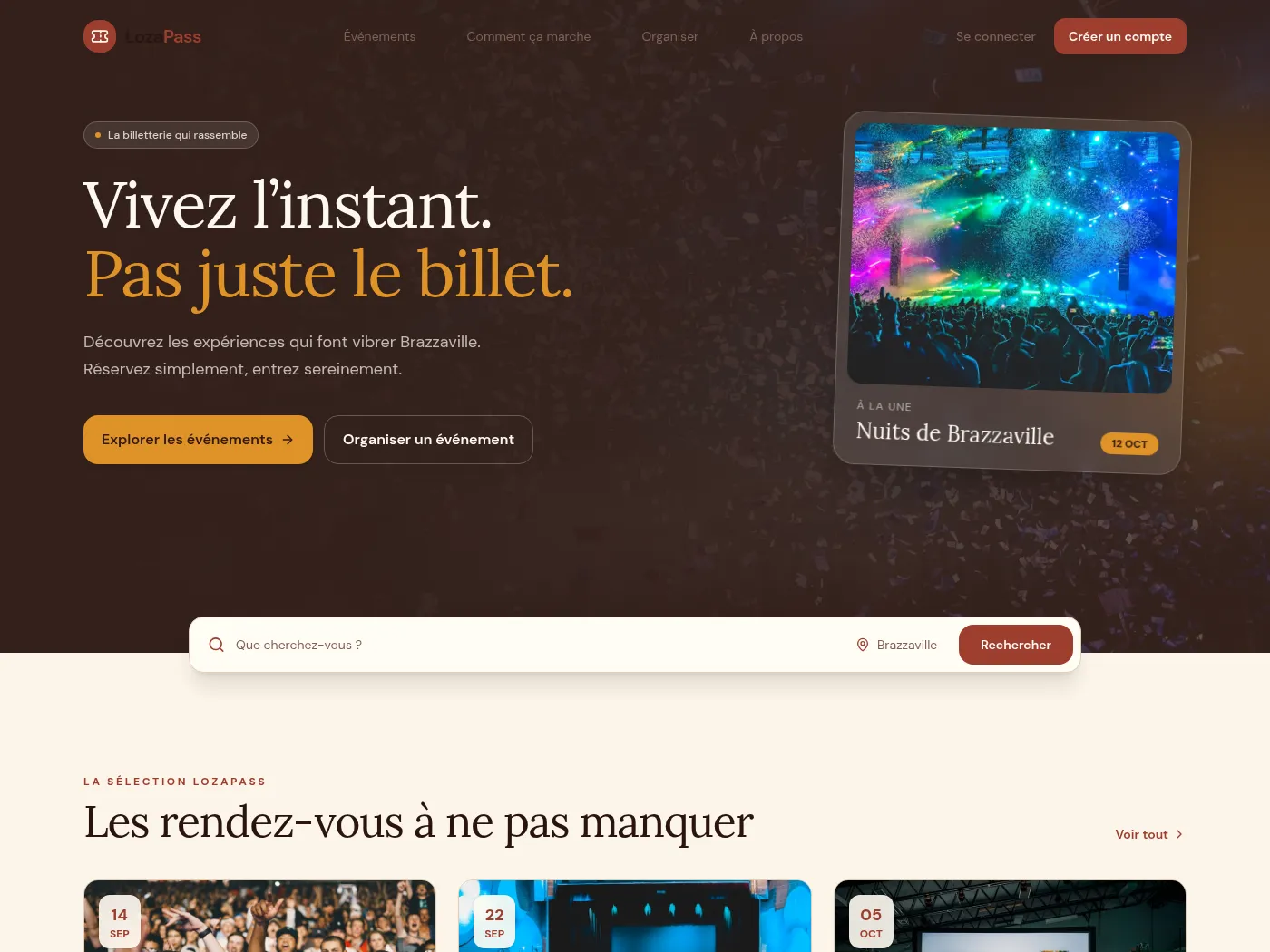 LozaPass Ticketing Platform