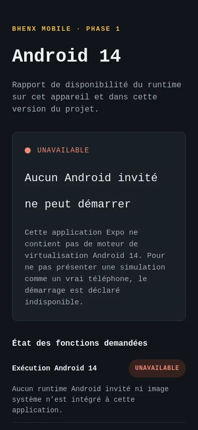 BHENX Mobile: Android 14 Virtualizer