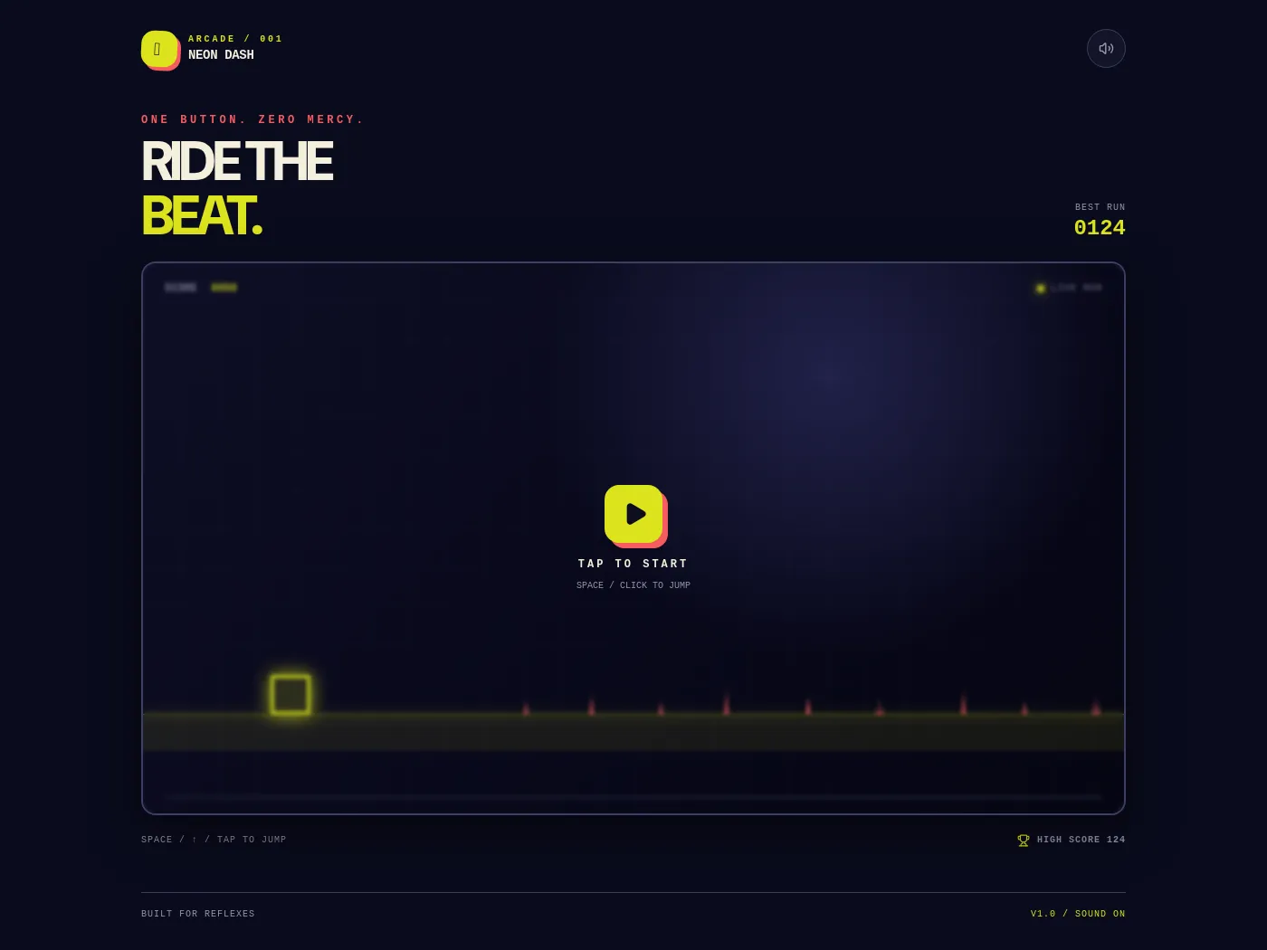Dash Geometry Game