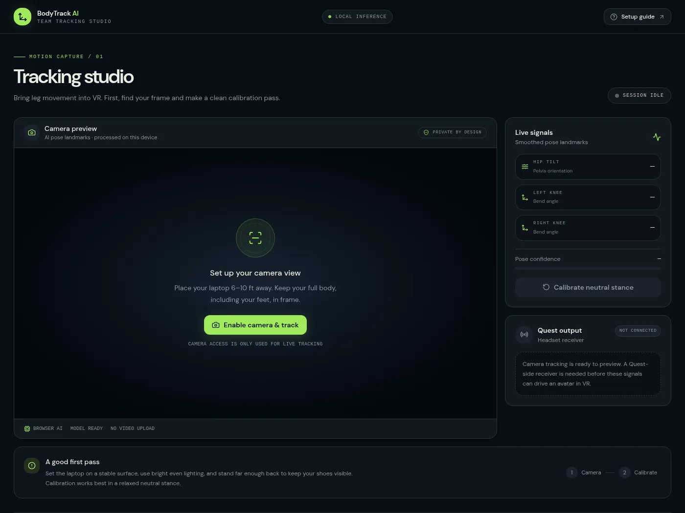 Quest BodyTrack AI