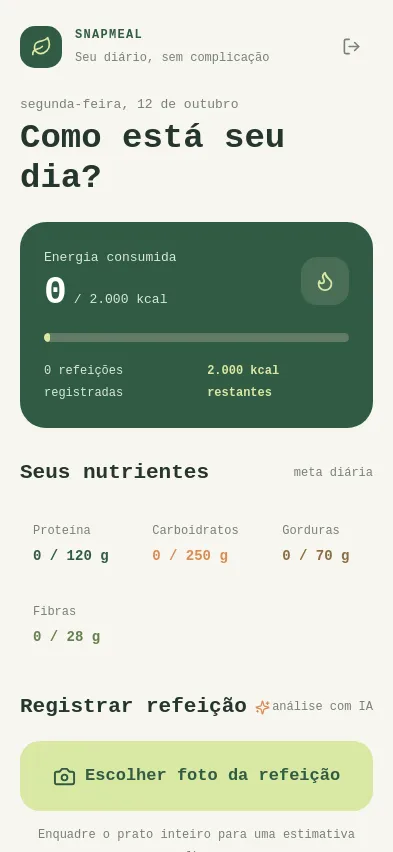 SnapMeal AI Tracker
