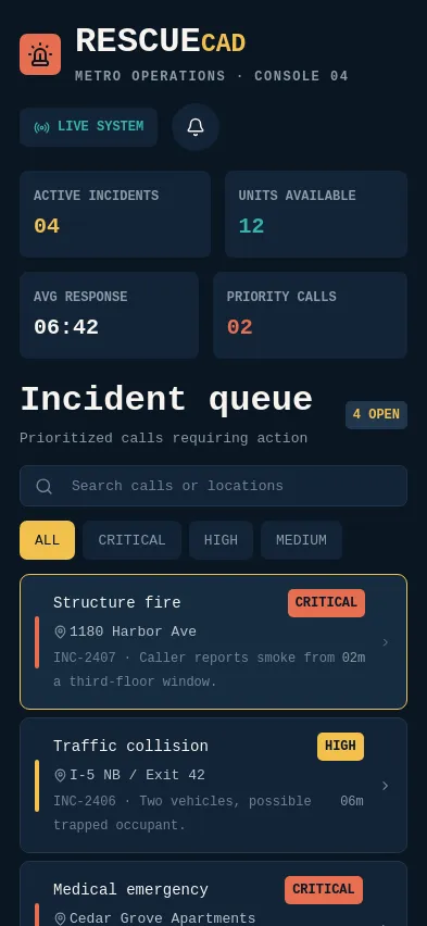 RescueCAD Mobile Suite