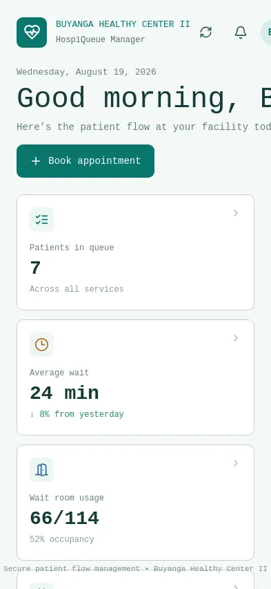 HospiQueue Manager