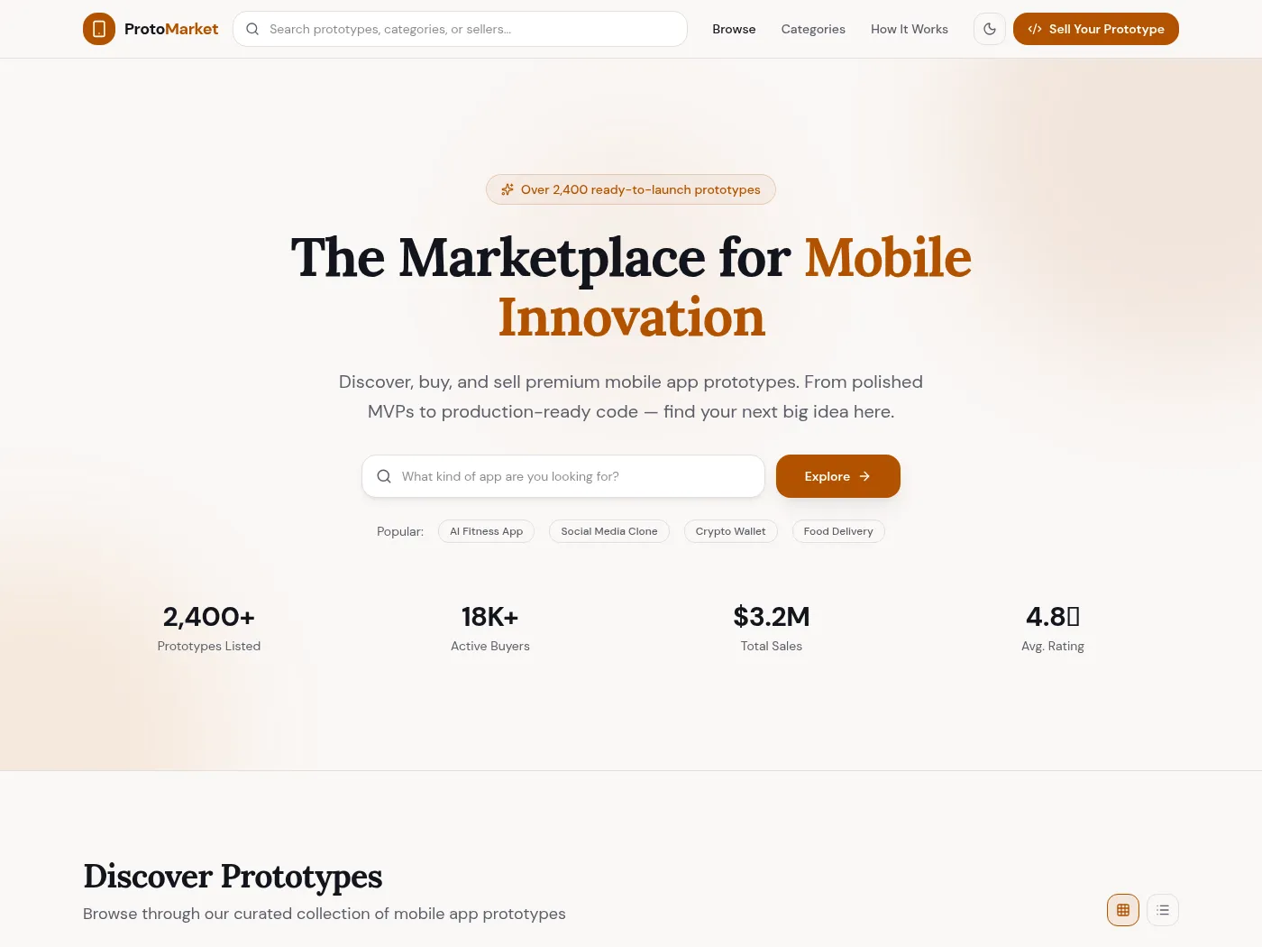 Prototype Market Hub