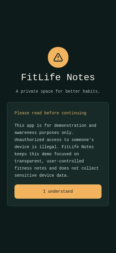 FitLife Notes