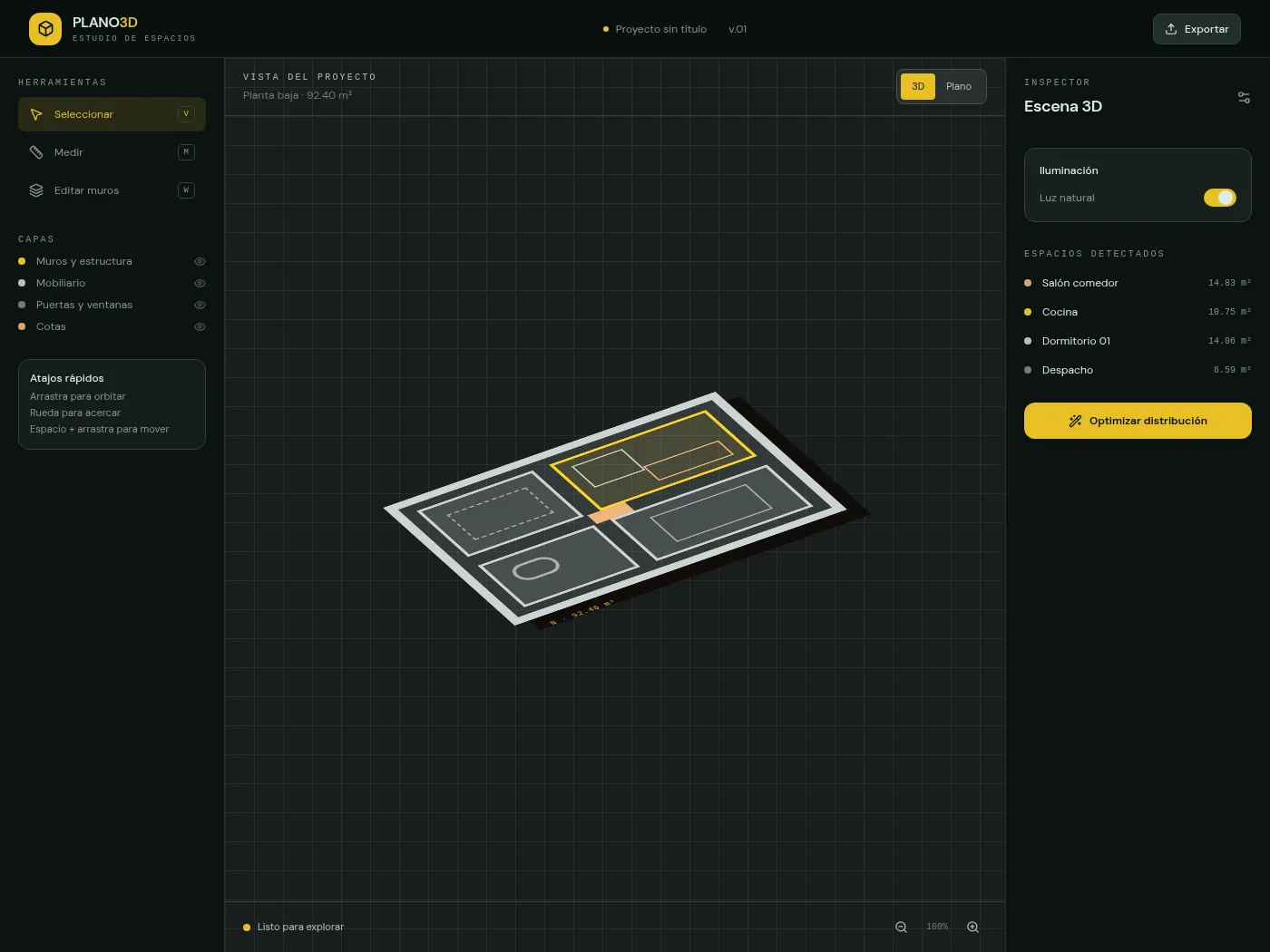 3D Plano Creator