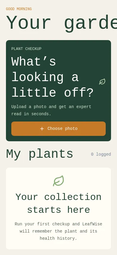 LeafWise AI Plant Doctor