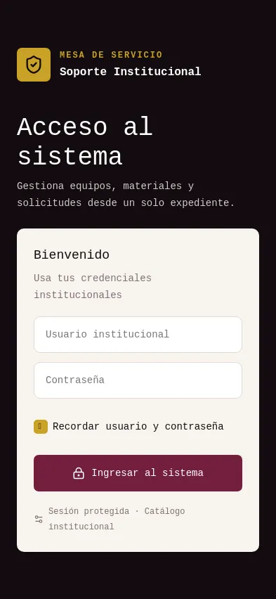 Government Support App