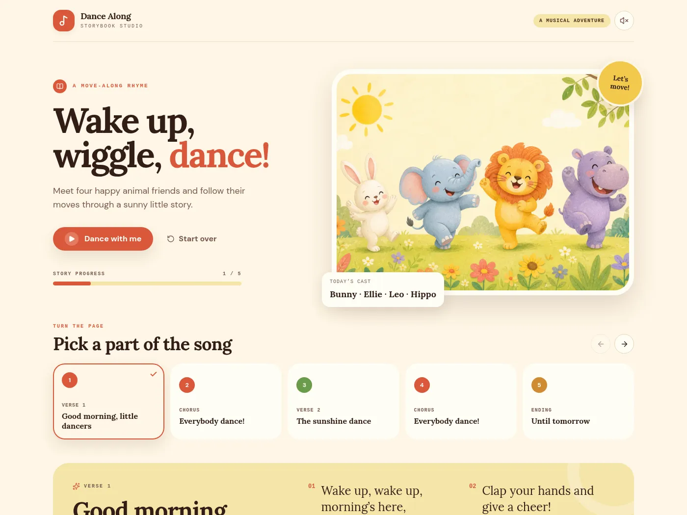 Dance Along Storybook
