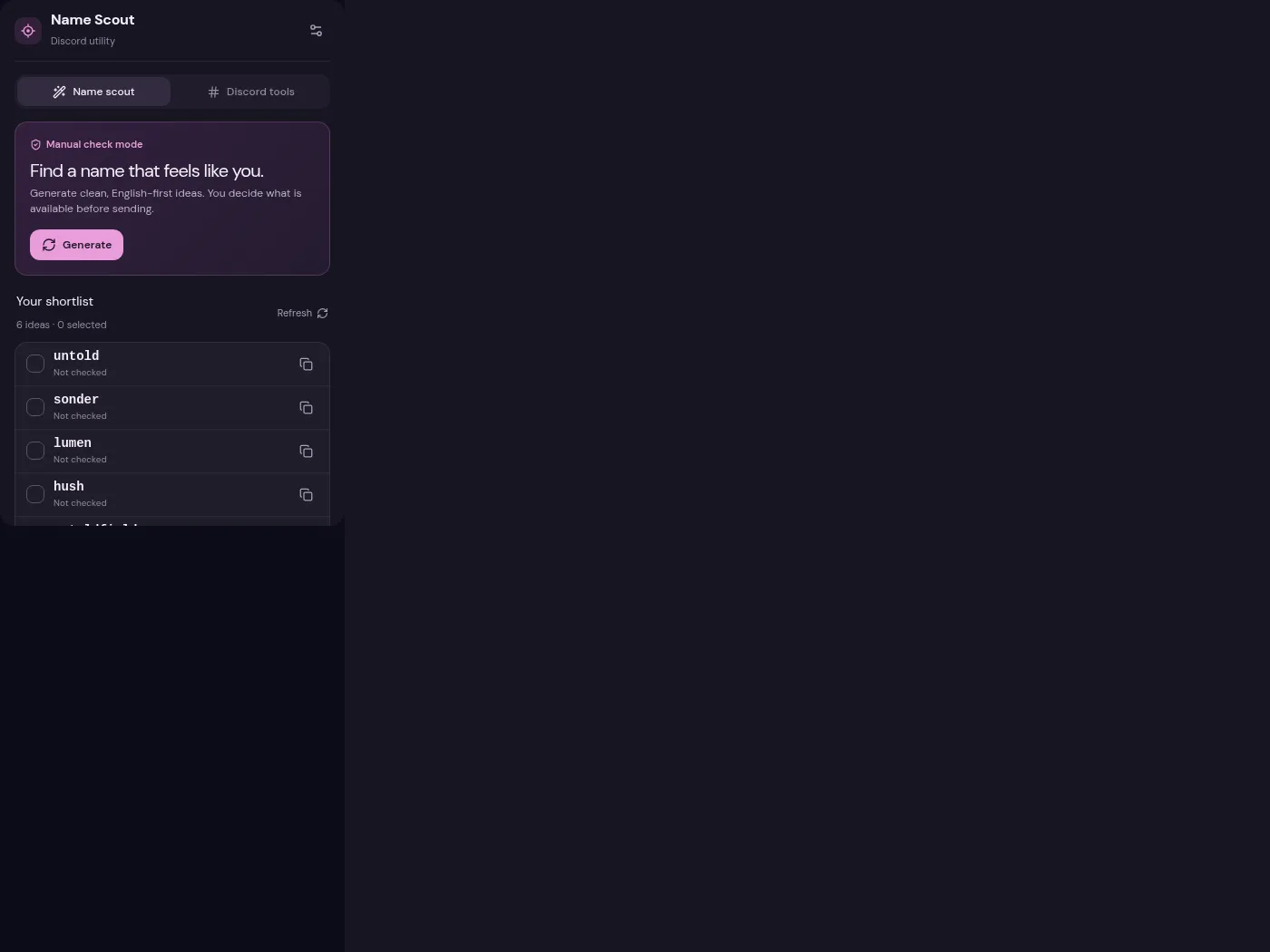 Discord Username Sniper