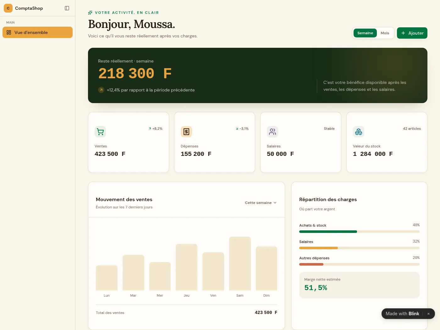 ComptaShop Manager
