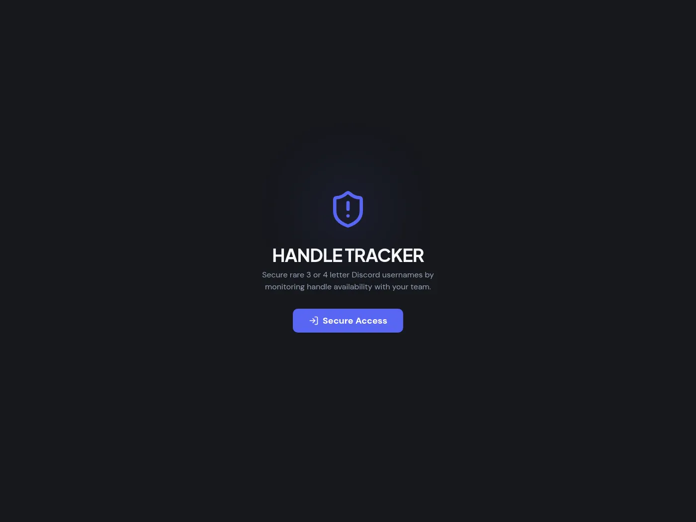 Discord Handle Tracker