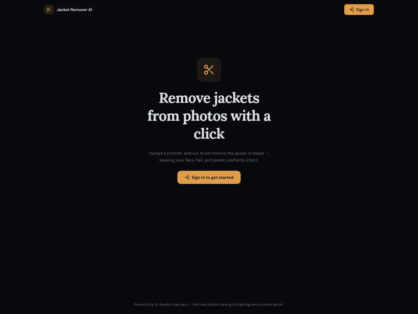 Jacket Remover AI
