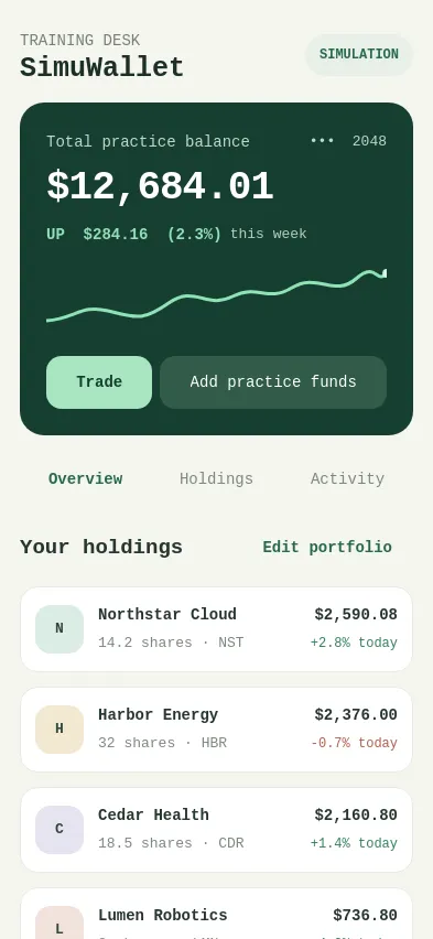 SimuWallet Playground