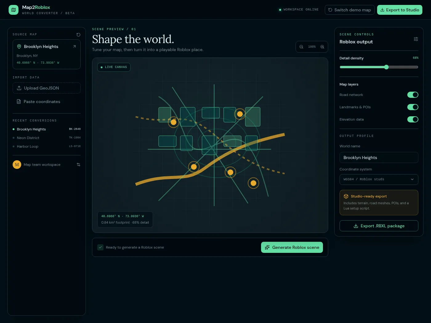 Map2Roblox AI Converter