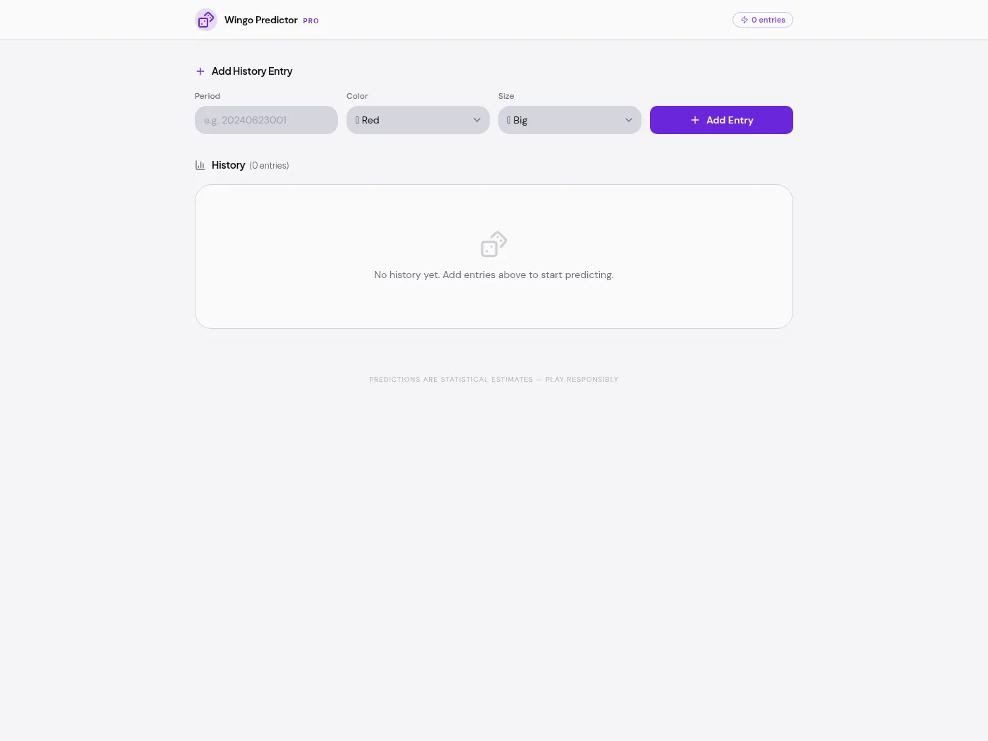 Wingo Predictor Pro