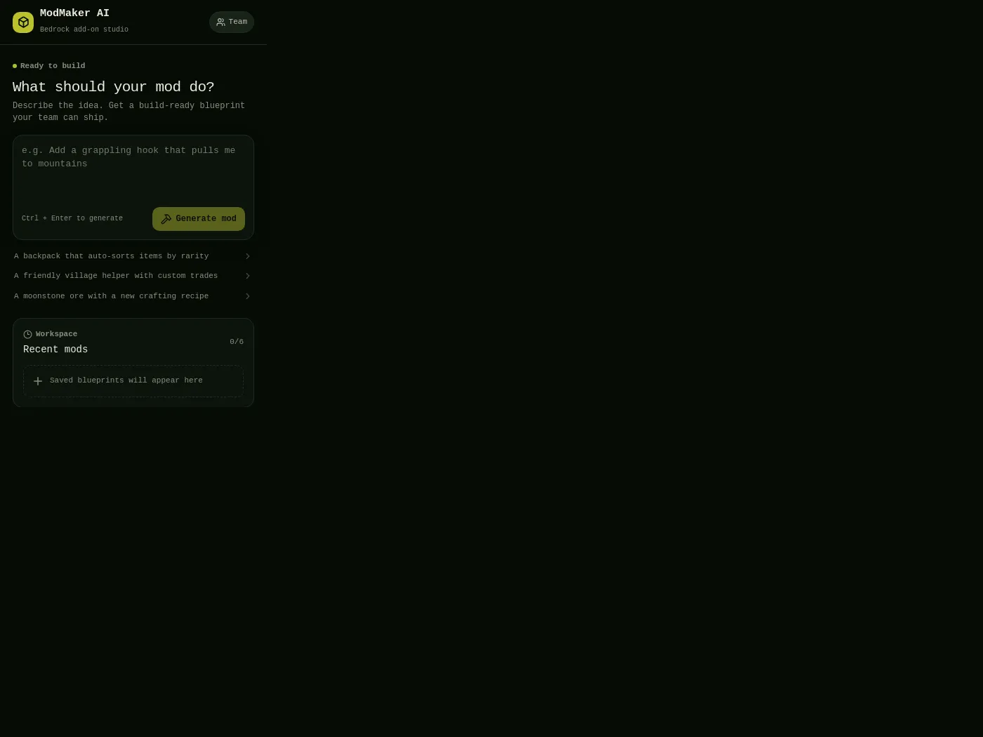 ModMaker AI