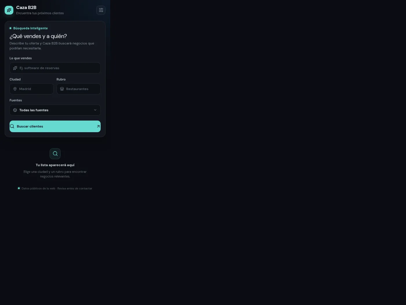 Caza B2B Extension