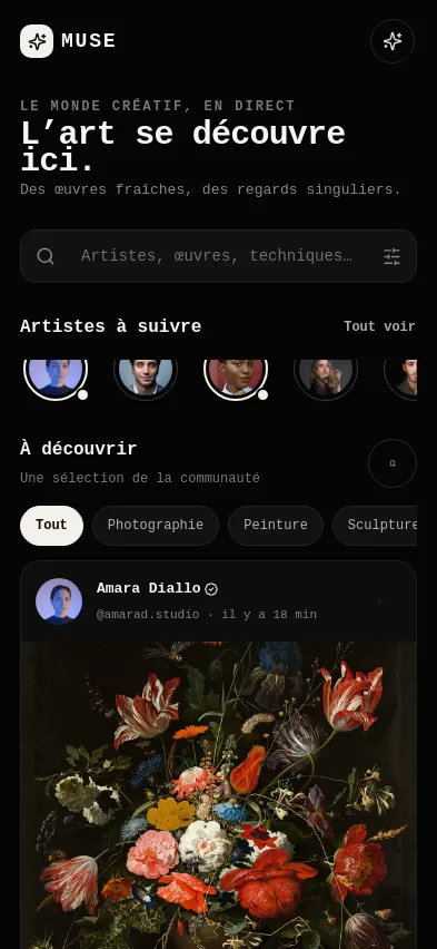 Artista Mobile Showcase
