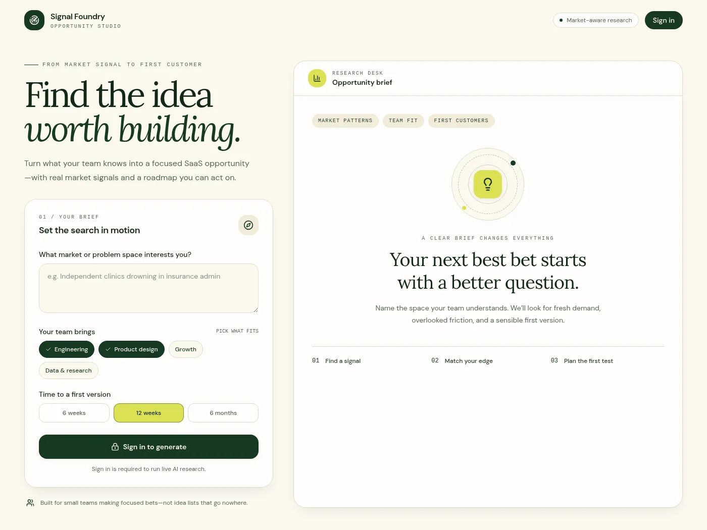 SaaS Idea Generator