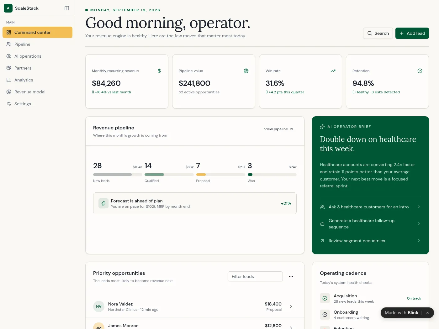 ScaleStack Business System