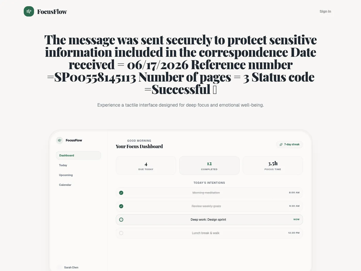 FocusFlow SaaS Template (Remix)