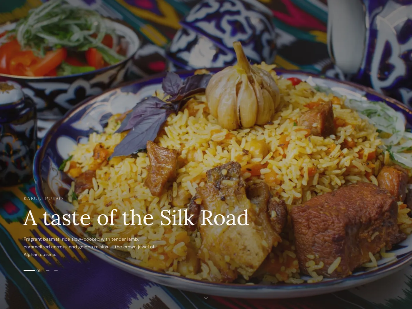 Afghani Restaurant Site