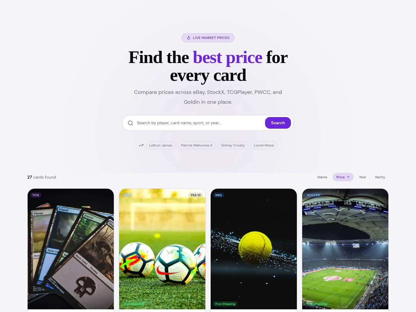 Card Price Scout