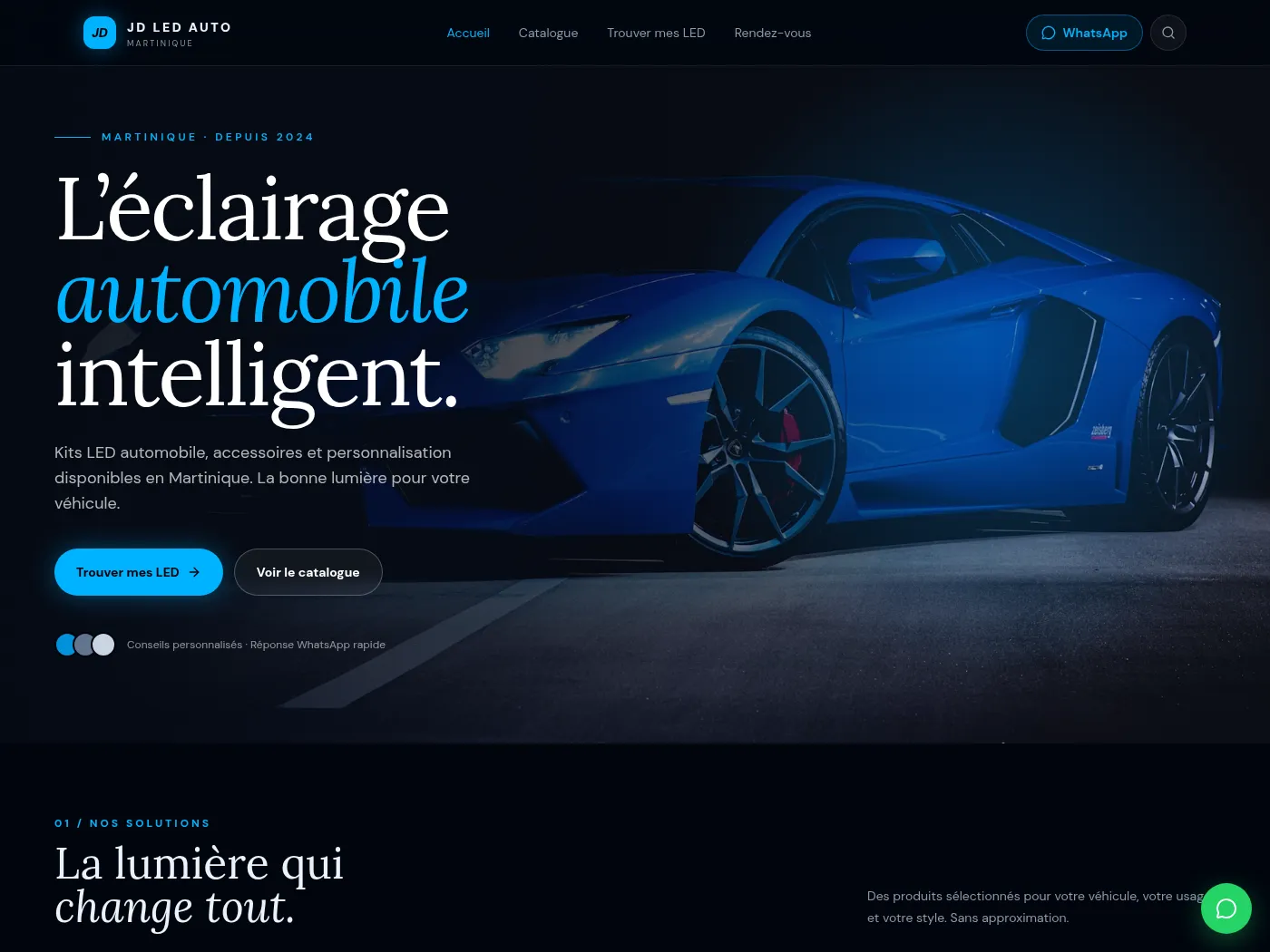 JD LED AUTO Web App